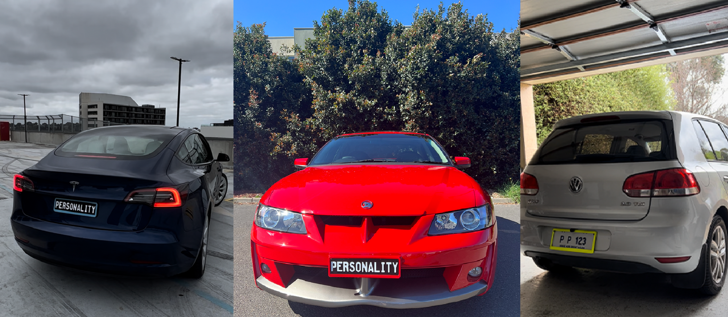 Personality Plates - Australian Motor Vehicle License Plate Protectors ...